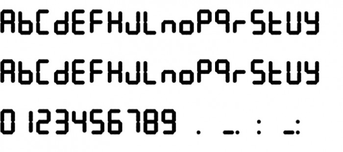 7 Segment Display | FontStruct